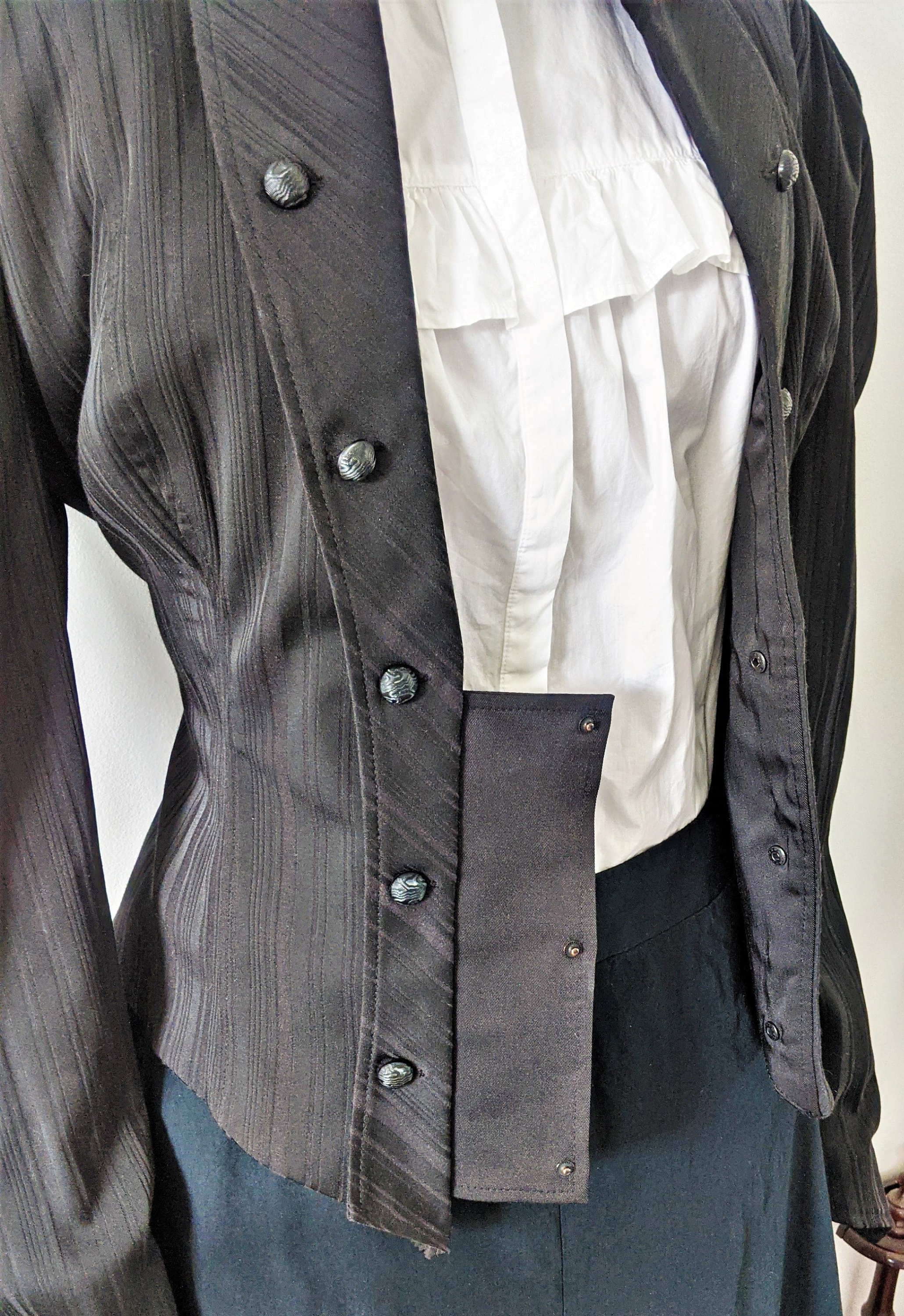 Vintage Black Victorian Style Jacket Blazer - Etsy