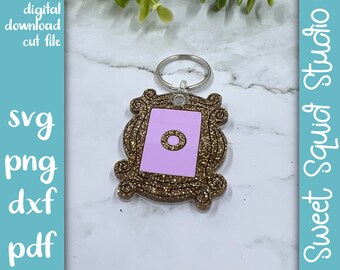 Cow Squish Keychain Layered Acrylic SVG PNG DXF Pdf File | Laser Cut ...
