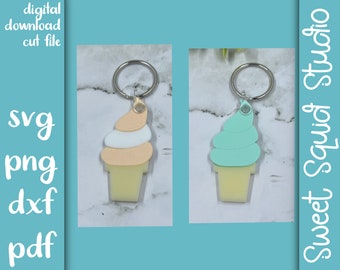 Pink Ribbon Keychain Acrylic SVG PNG DXF Pdf File Laser Cut Keychain ...