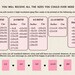 ACE CARD PRINT Trendy Wall Art Prints Pink Red Art Digital Prints Ace ...