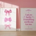 Trendy Pink Bows Wall Art Set of 2, Coquette Room Decor, Coquette Bow ...