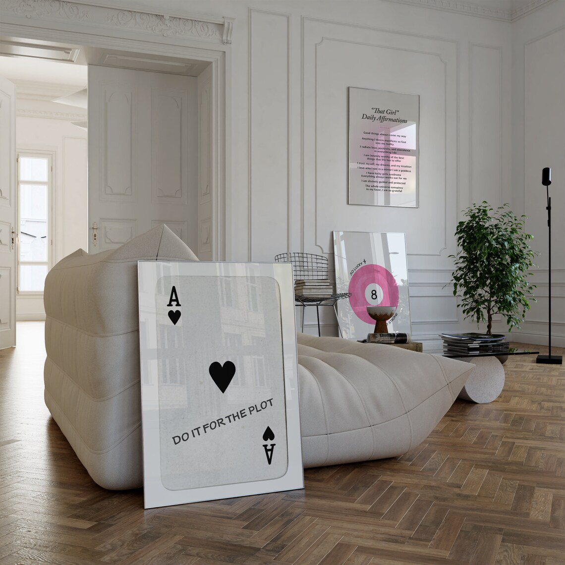 Ace of Hearts Poster, Do It for the Plot, Queen of Hearts Wall Art ...