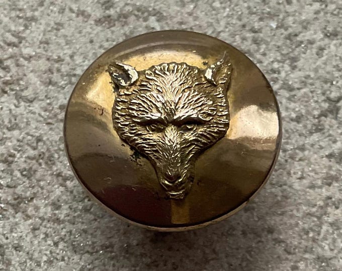 C, 1837 Firmin Hunt Button of a Fox Head. - Etsy