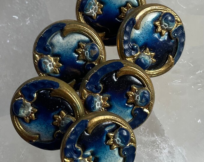 Enamel and Cold Enamel Buttons. - Etsy