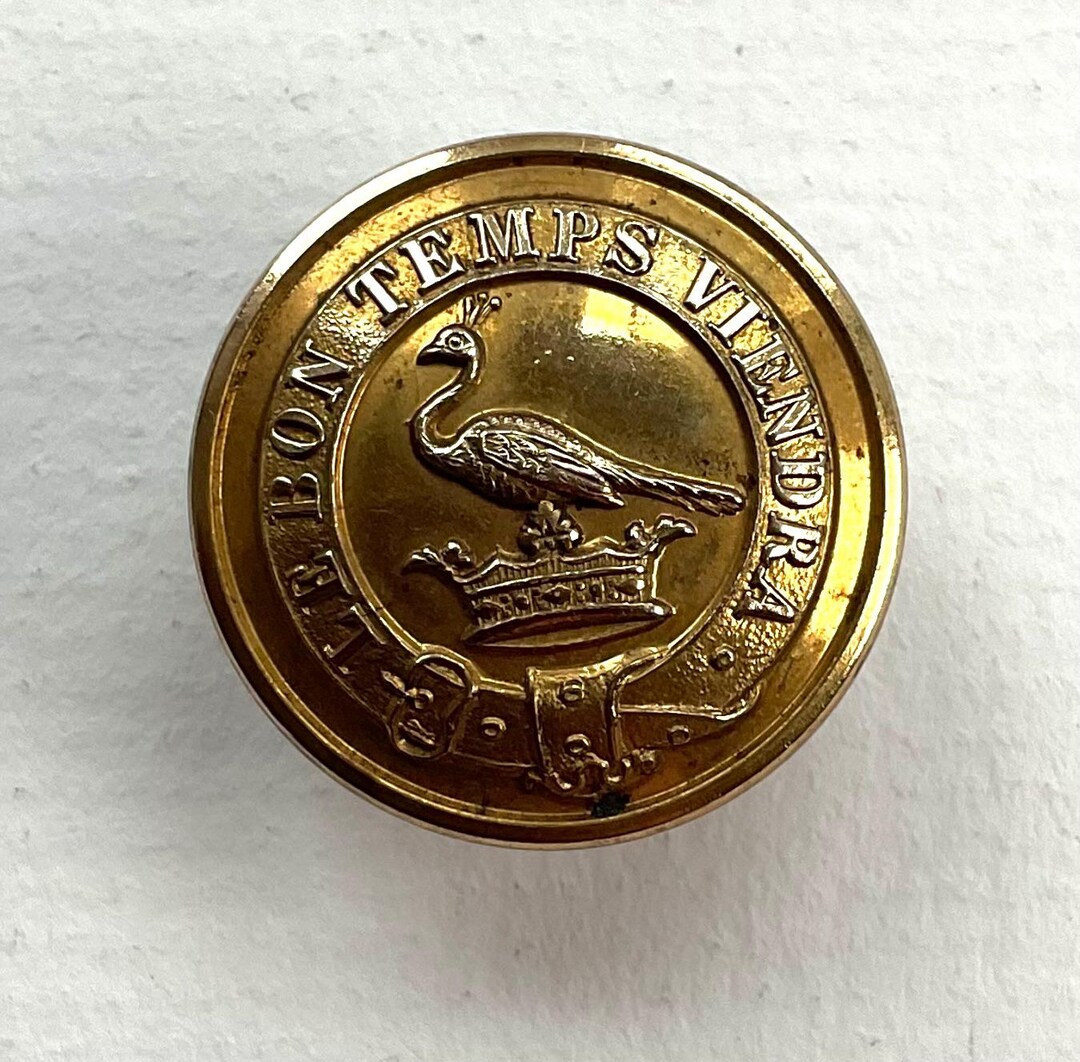 Livery Button of a Peacock. - Etsy