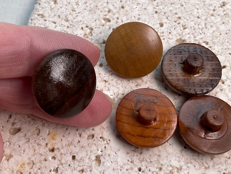 Studio Buttons Made by a Wood Turner. - Etsy
