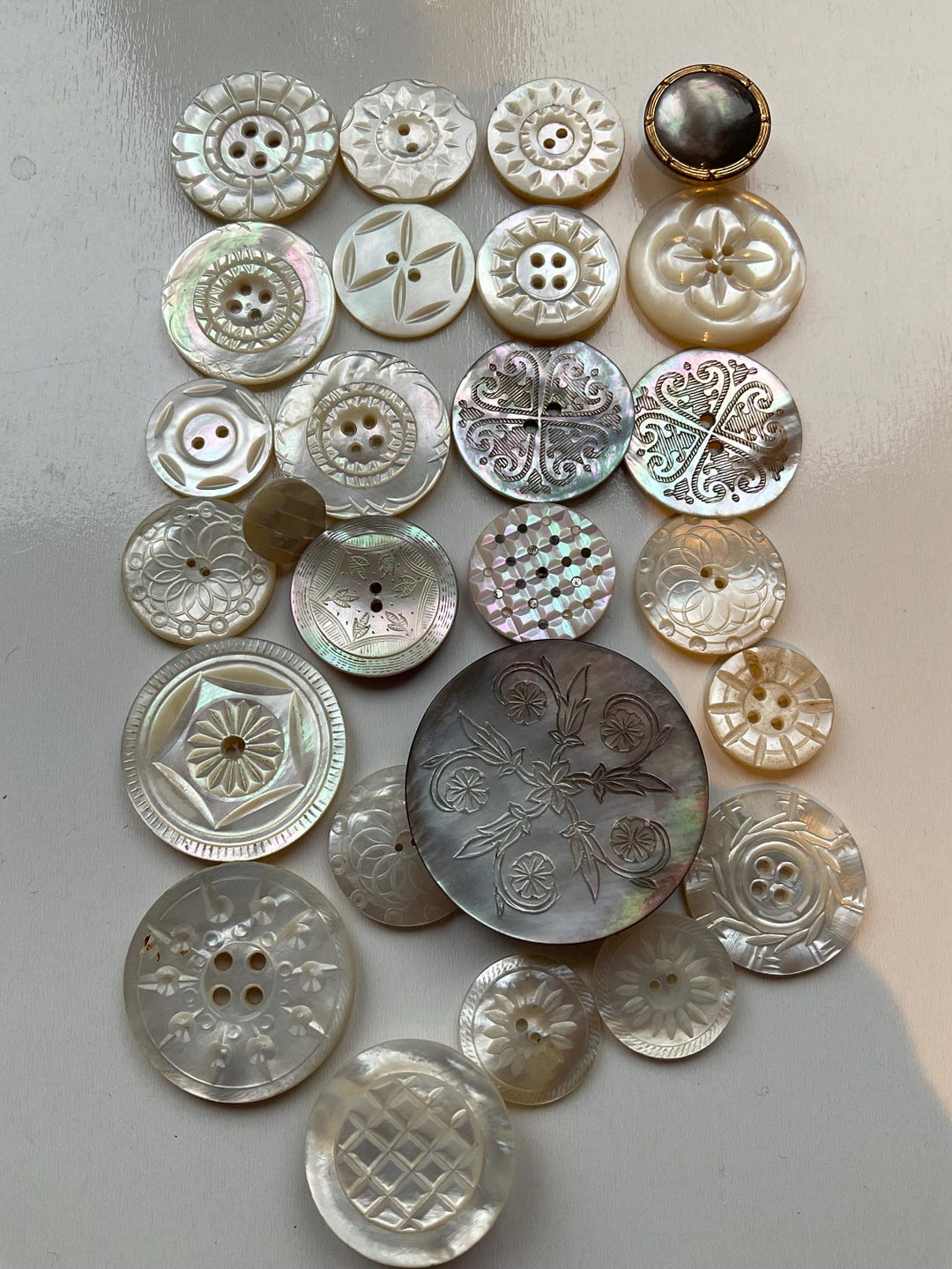 Job Lot of Pearl Buttons. RESERVED FOR Jenny. - Etsy UK