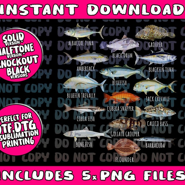 Saltwater Fish Art - Etsy