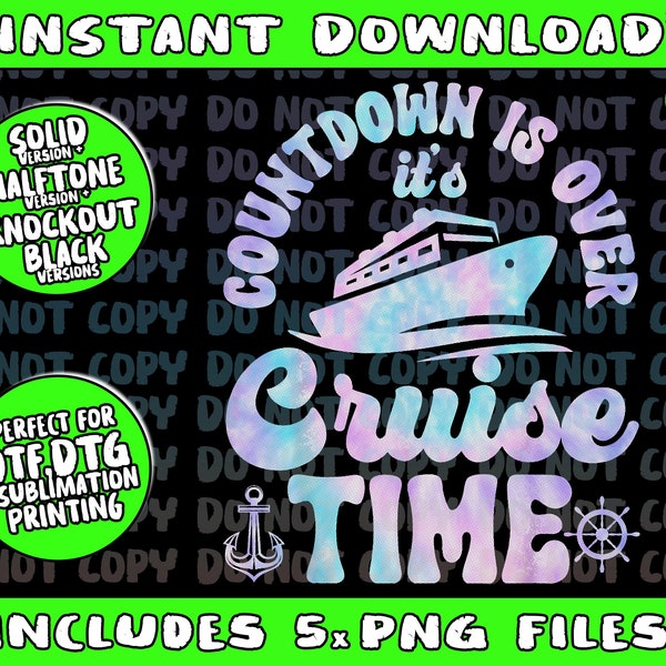 Countdown is Over Its Cruise Time Svg - Etsy