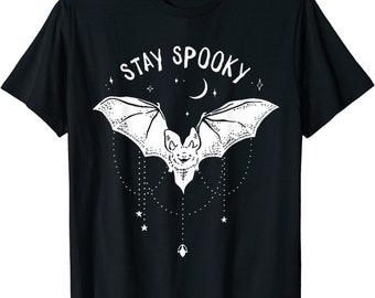 Stay Spooky Bat Shirt - Etsy