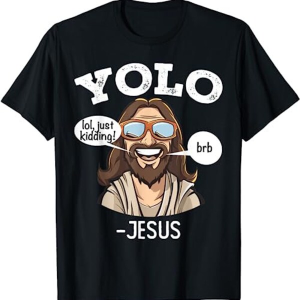 Yolo Jesus Shirt - Etsy