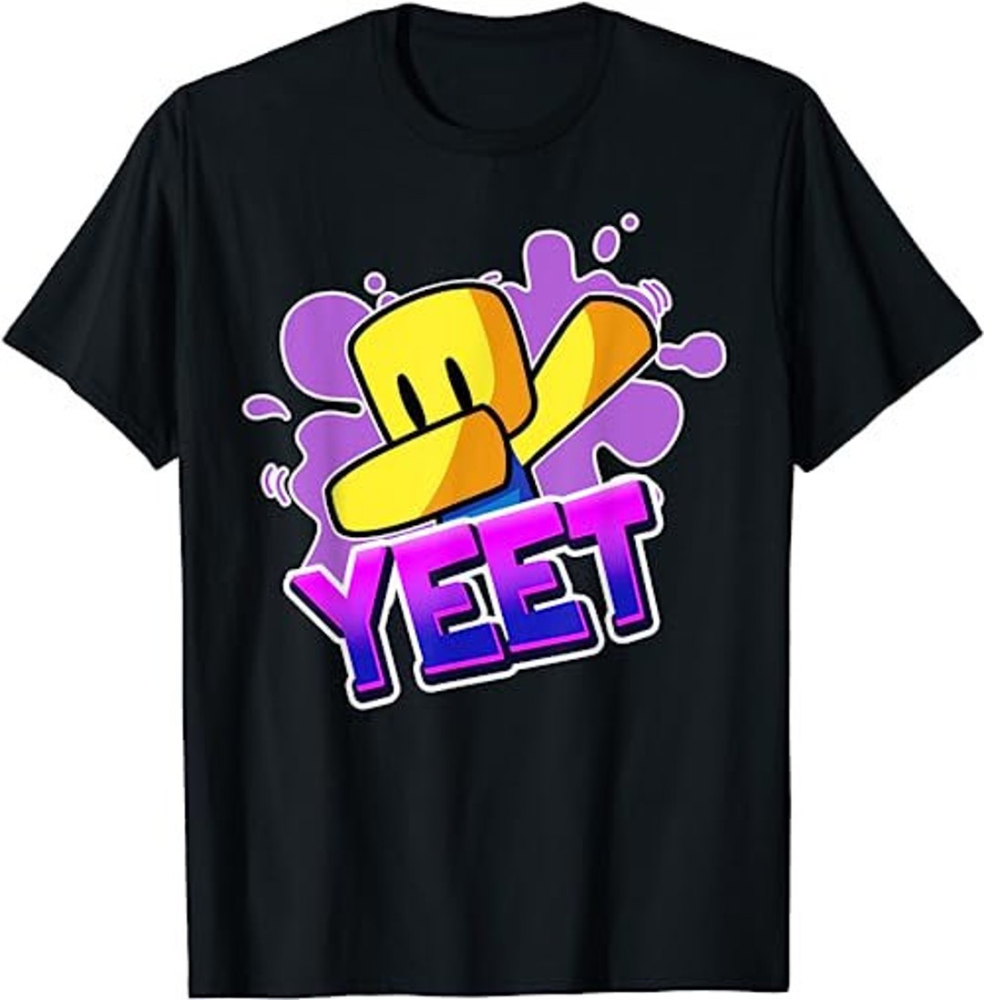 Yeet Meme Dabbing Noob Hand Drawn Gamer Gift for Kids T-shirt - Etsy