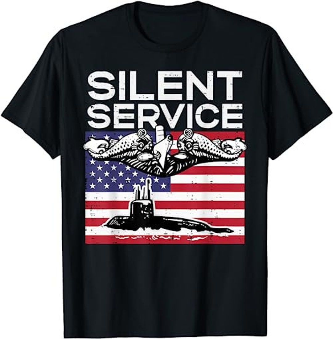 Silent Service Submarine US Flag Memorial Day Patriotic - Etsy