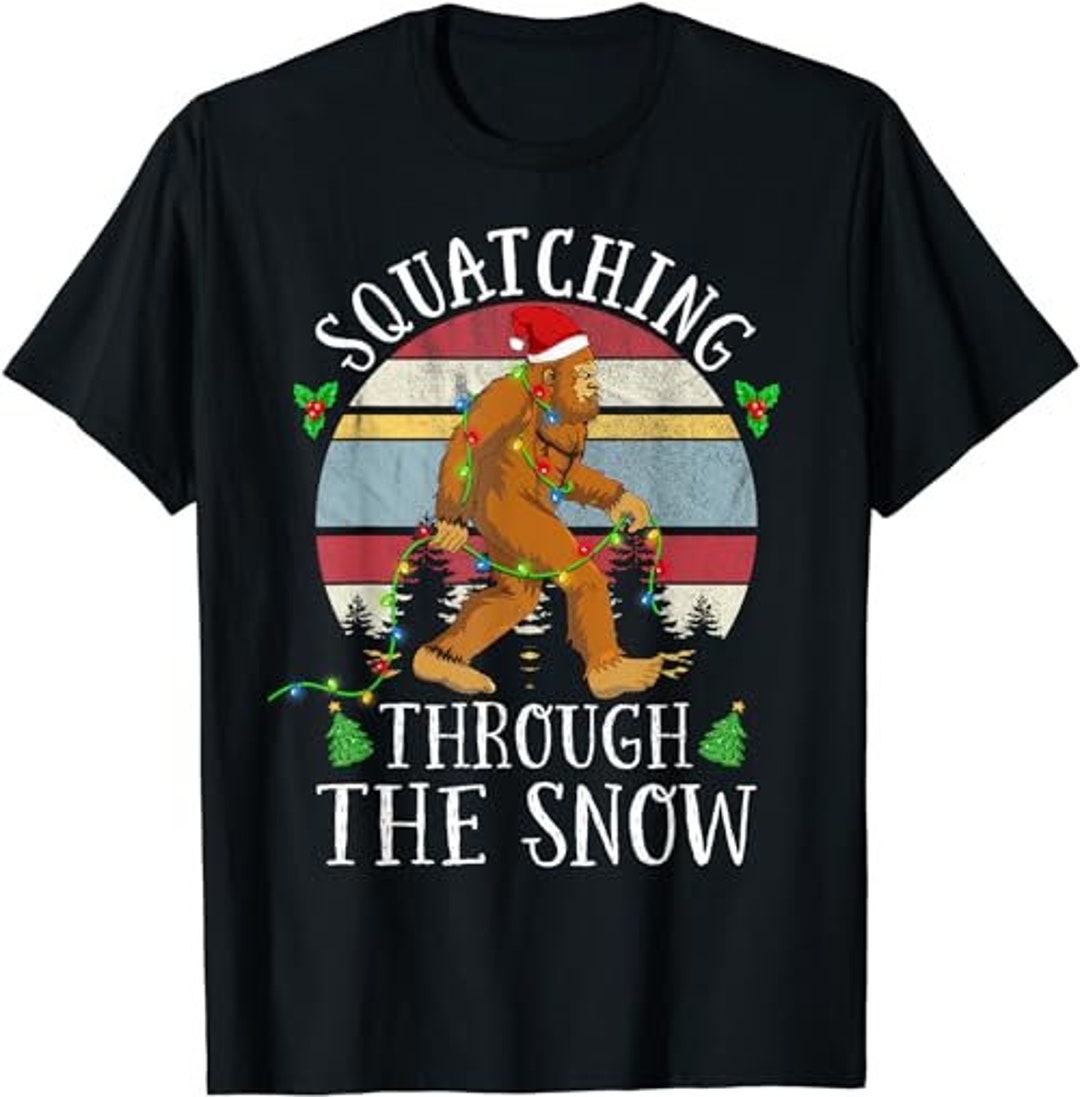 Funny Sasquatch Christmas Squatching Bigfoot Xmas Tree Light - Etsy