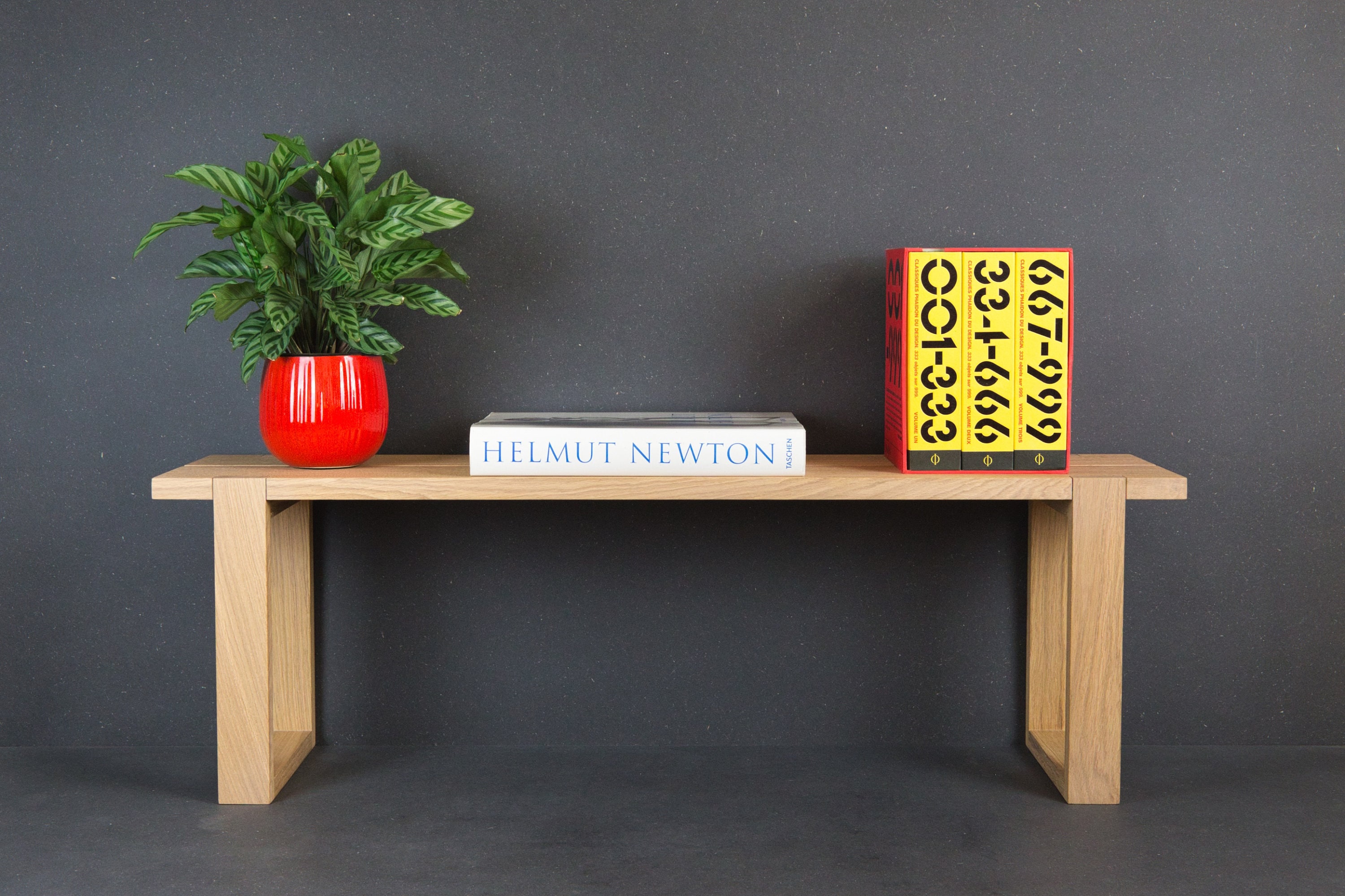 Japanese Bench in Solid Oak Modern and Refined Design and Minimalist ...