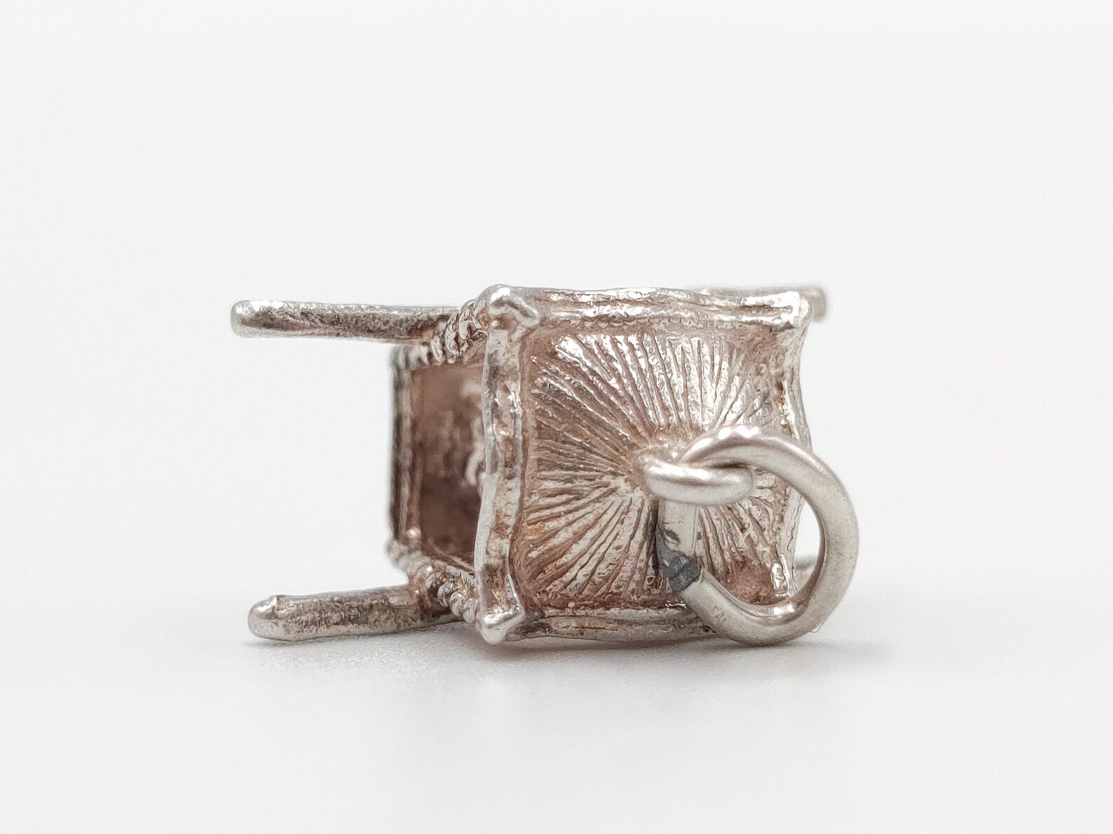 Vintage 925 Sterling Sedan Chair 3D Charm / Pendant With Seated Person ...
