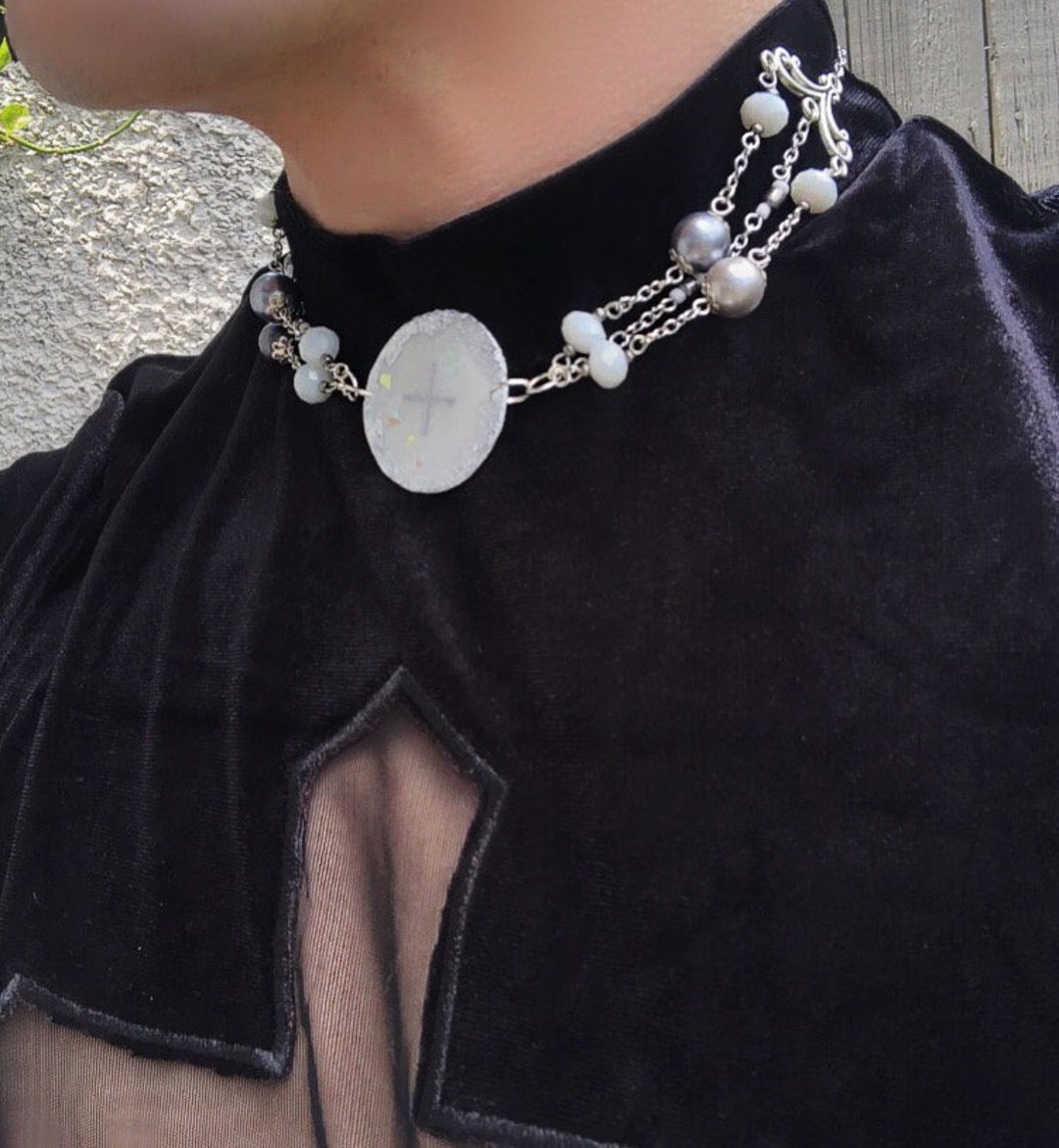 REAL [unconsecrated] Communion Wafer Triple Strand Choker - Etsy