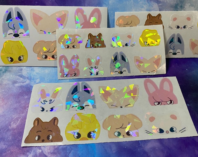Skz Stray Kids Skzoo Peek a Boo Kpop Polco Deco Stickers - Etsy