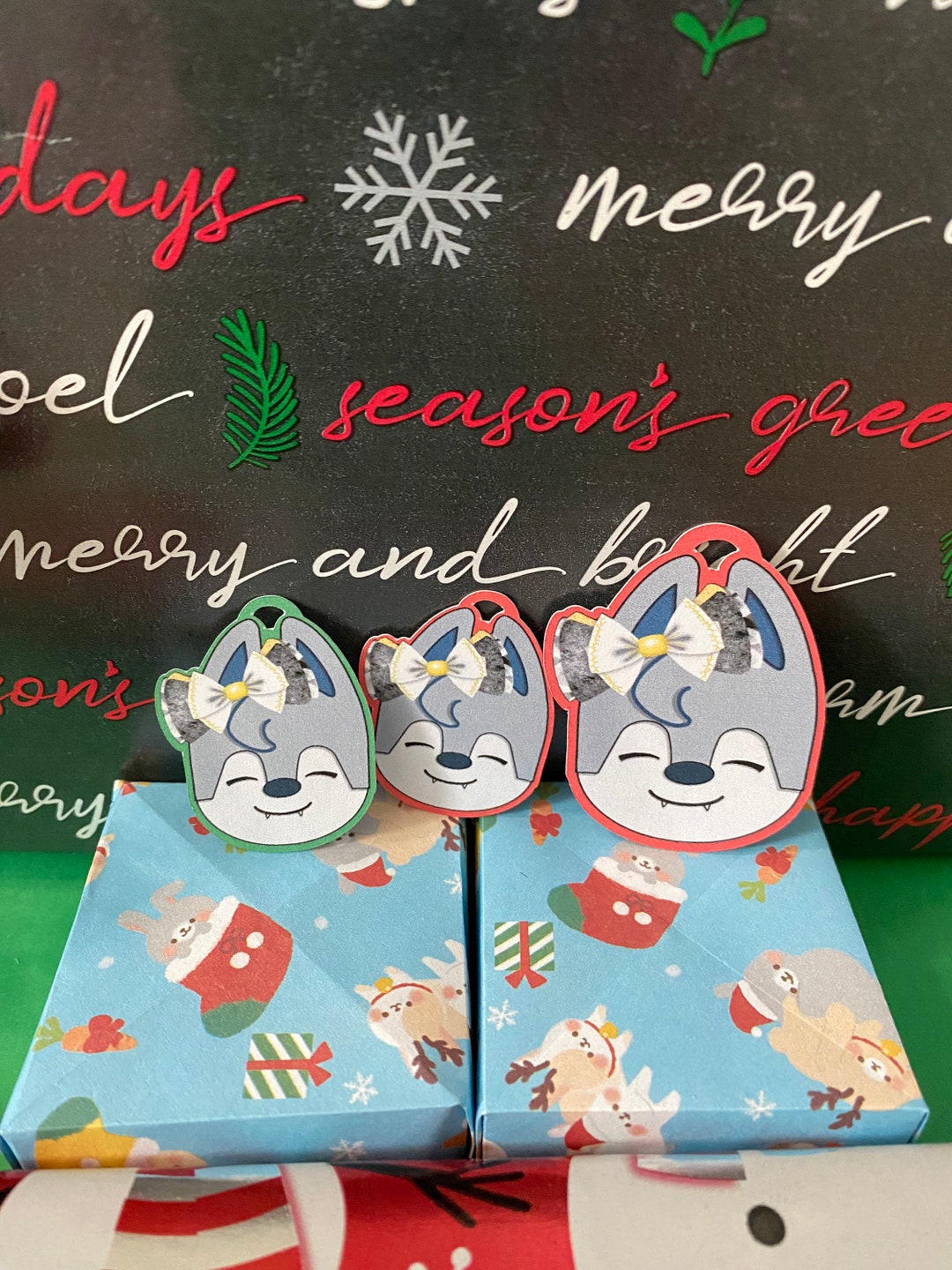 SKZ Stray Kids Wolf Chan Skzoo Kpop Christmas Tags or Labels - Etsy