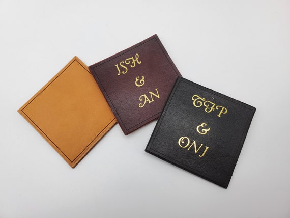 Personalized leather state shape Home Magnet Leather Magnet ...