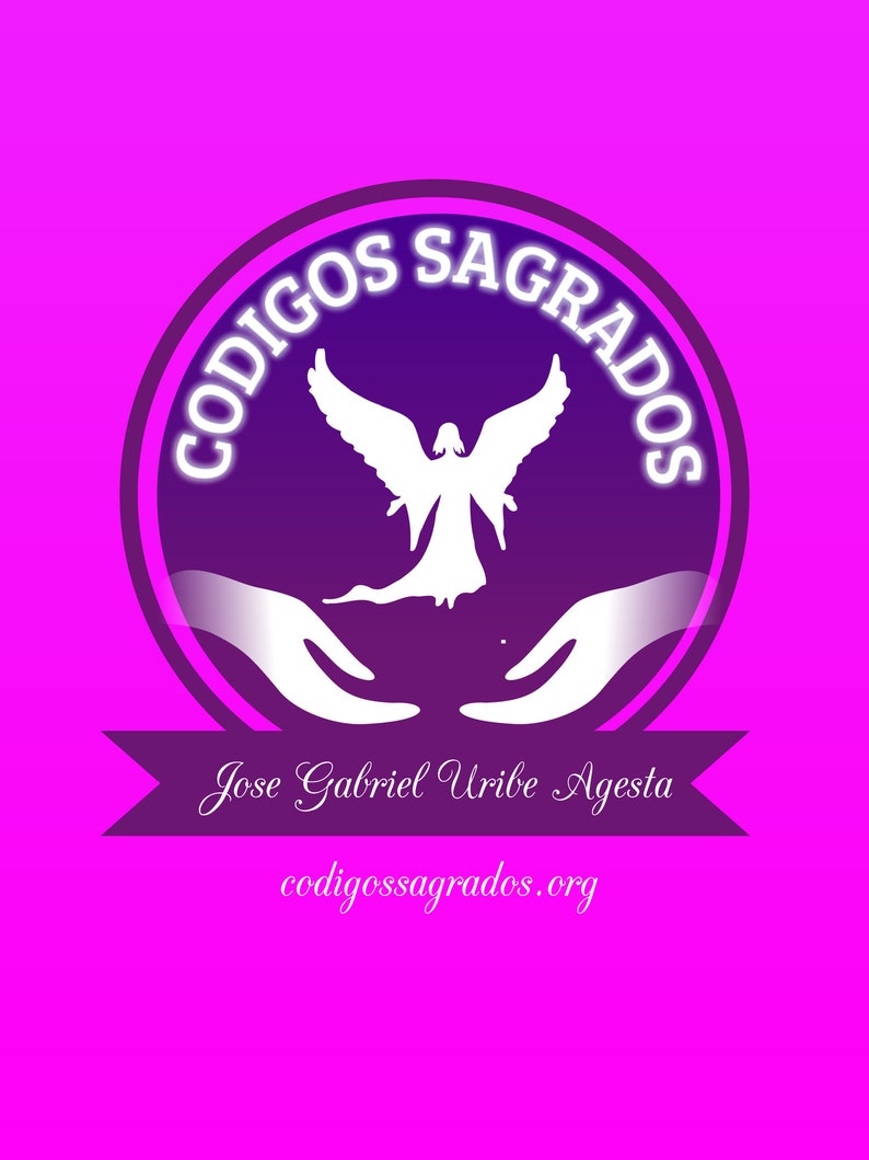 8X10 Print of Los Codigos Sagrados Logo - Etsy