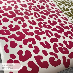 Leopard Print Peel & Stick Premium Vinyl Stickers - for Wall Décor ...