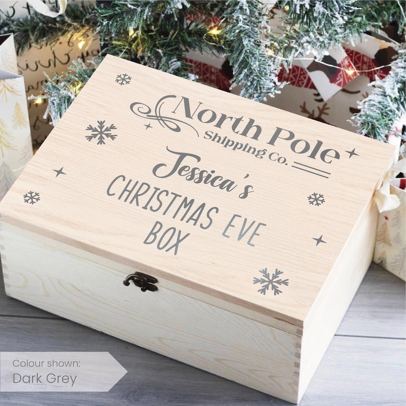 Personalized Christmas Eve Box Decal – Custom Name Vinyl Sticker - Etsy