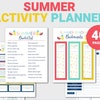 Summer Planner, Kids Summer Activity Planner, Digital Download ...