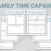 Family Time Capsule Printable, Time Capsule Activity, Digital Download ...