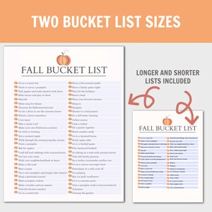 Editable Fall Bucket List, Fall Checklist, Family Family Activities ...