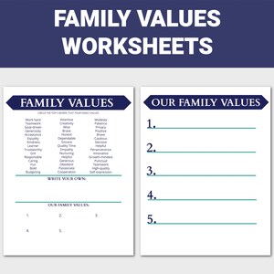 Family Culture Kit and Planner, Family Rules, Family Motto, Family ...