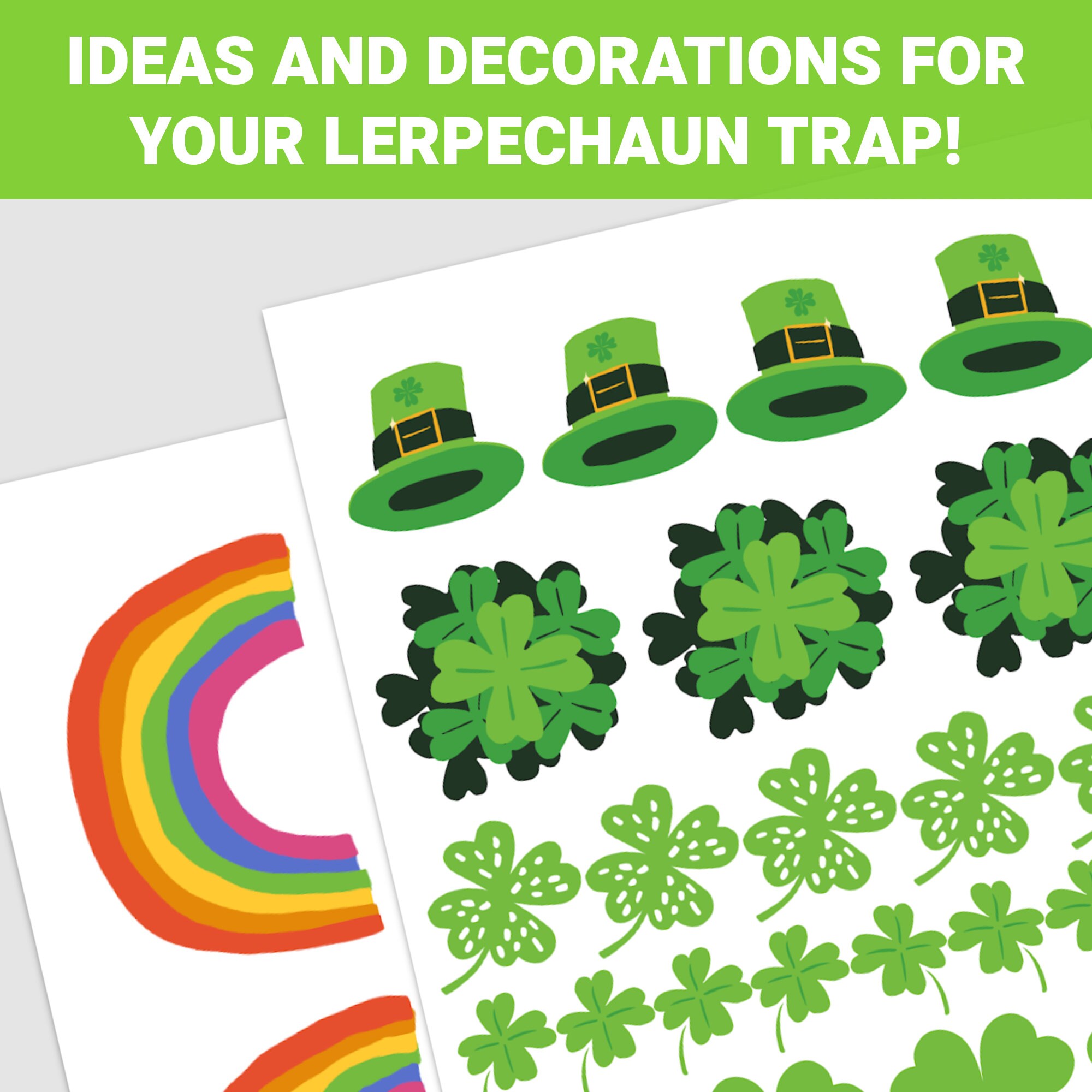 Leprechaun Trap Printable for St. Patrick's Day, DIY Leprechaun Trap ...