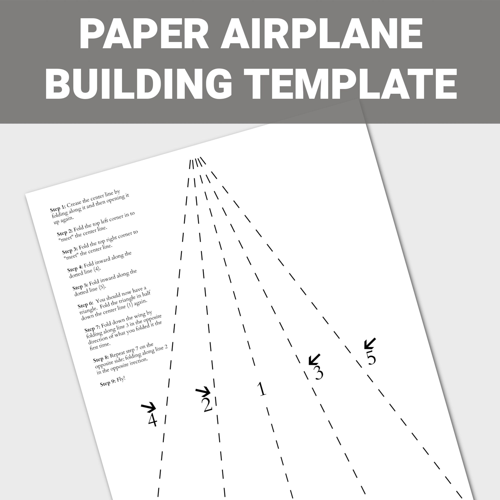 Paper Airplane Contest Judging Sheet, Print and Fold Paper Airplane ...