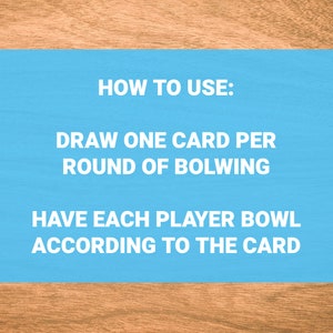 Printable Bowling Cards, Bowling Party, Activity Cards, Bowling Sheet ...