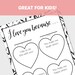 I Love You Because Printable, Appreciation Printable, Kids Love Print ...