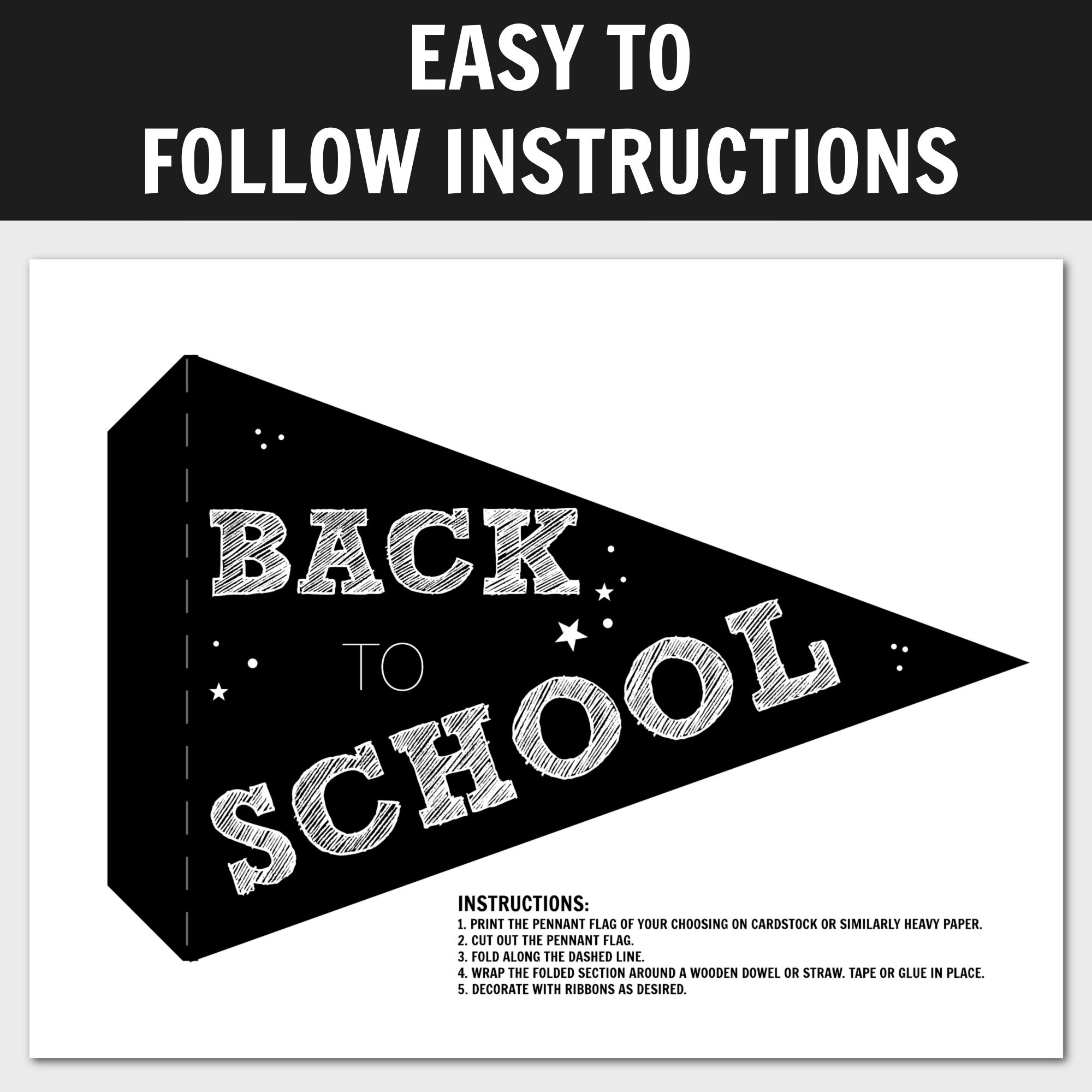 Banderas de banderines del primer día de clases, Banderas de banderines ...