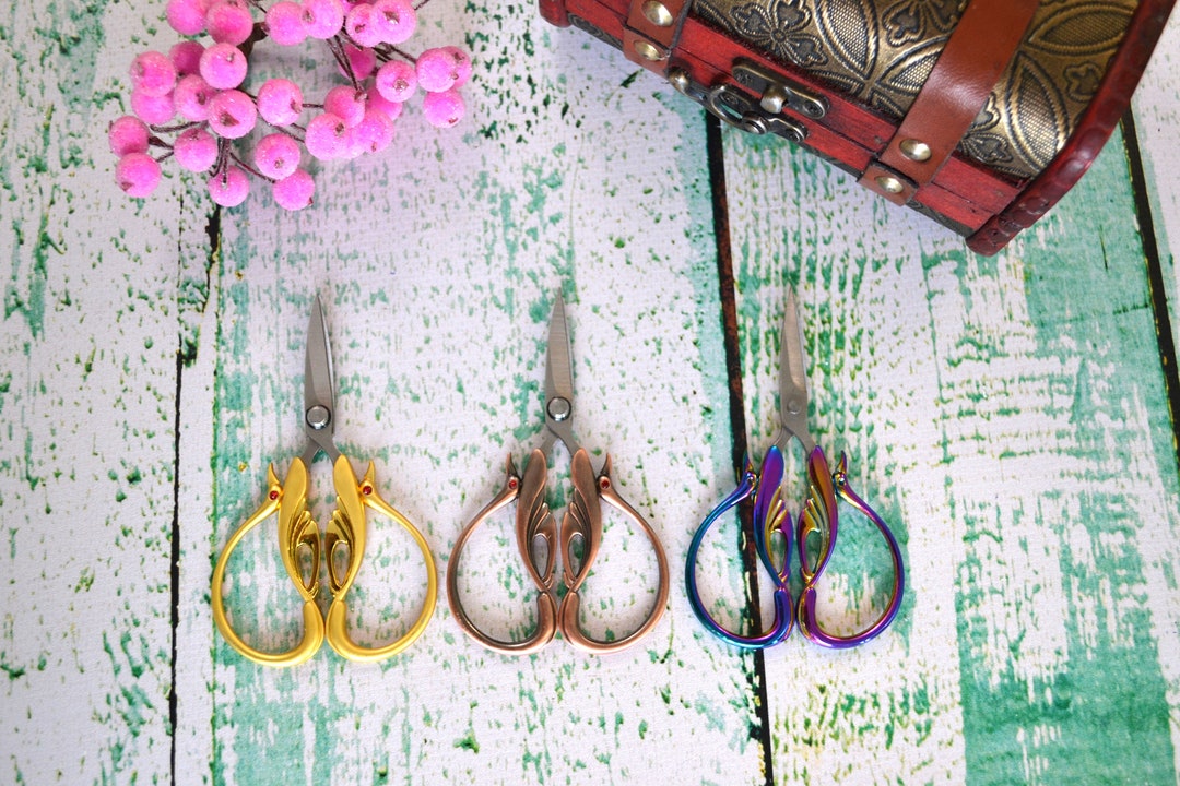 Needlework Scissors Swan. Embroidery Scissors. Craft Scissors. Light ...