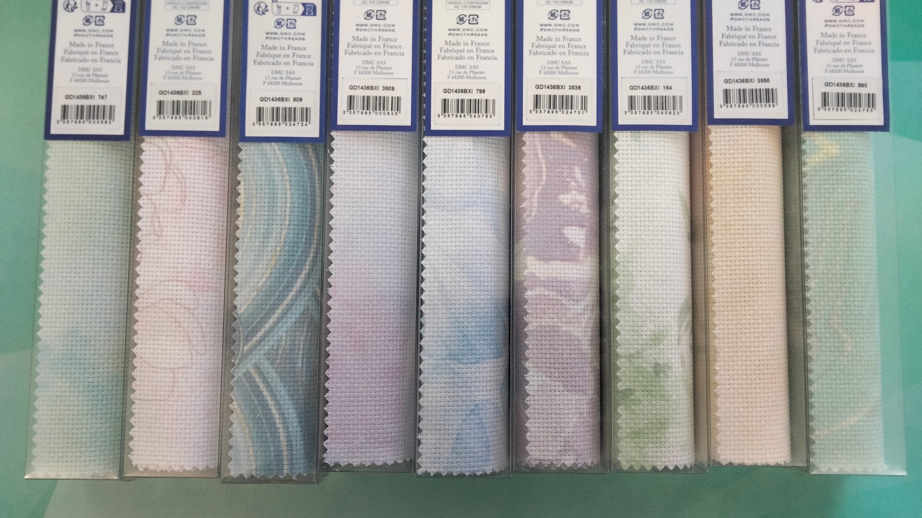 14ct Printed Aida DMC 1518in 38,147,7cm, Aida 14 Count, Fabric to Stitch, DMC Aida Cloth, Aida ...