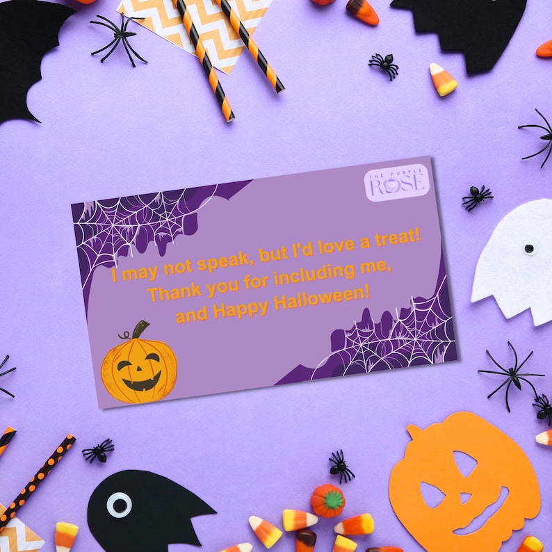Halloween AAC Communication Candy Card for Trick or Treaters ...