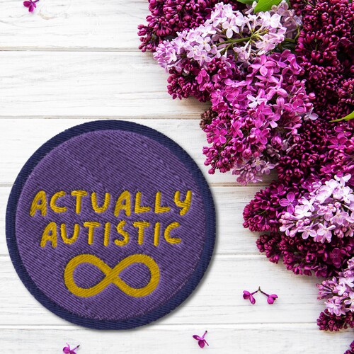 Actually Autistic Patches / Autism Pride - Etsy