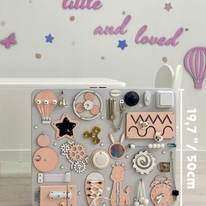 Big 1 Year Busy Board, Baby Activity Large Board, Wooden Motor Skills ...