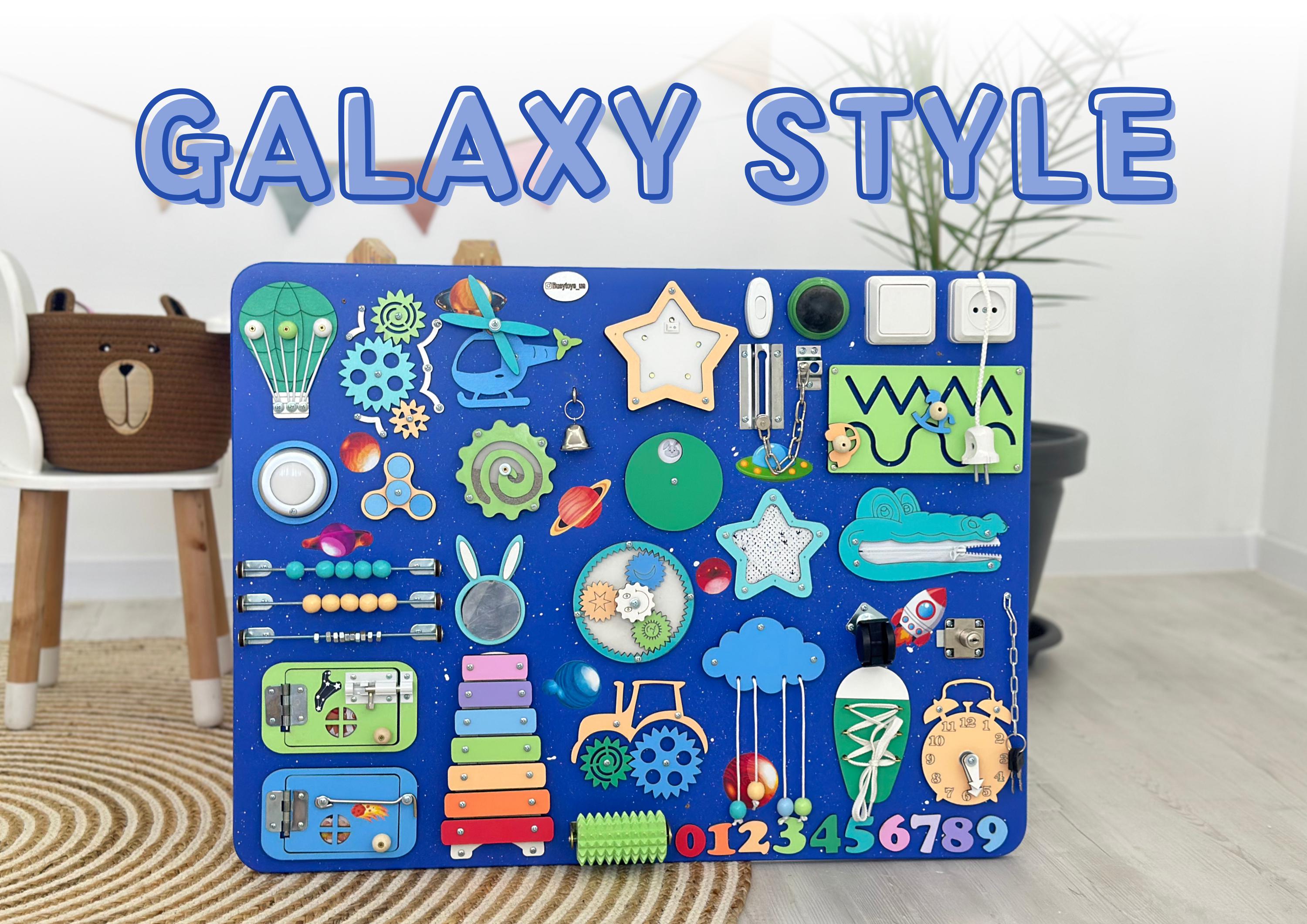 Big 1 Year Busy Board, Baby Activity Large Board, Wooden Motor Skills ...