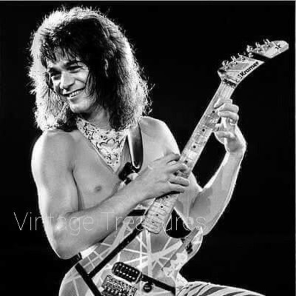 Eddie Van Halen Print - Etsy