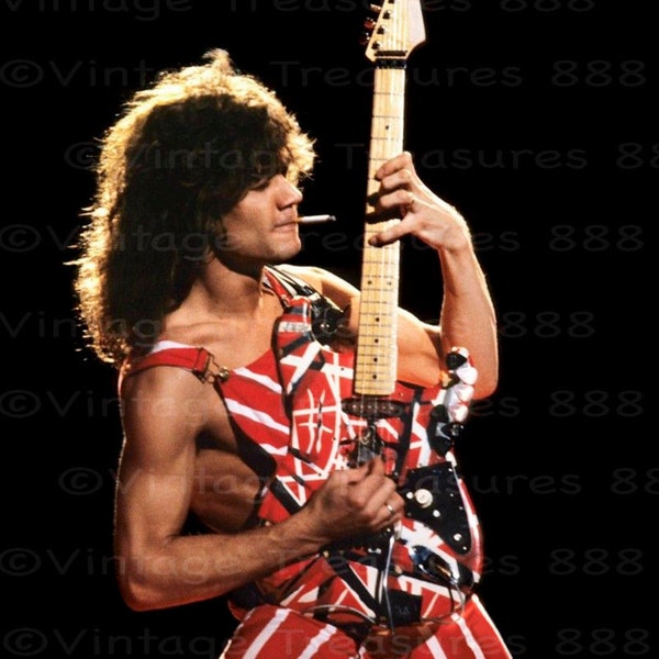 Eddie Van Halen Print - Etsy