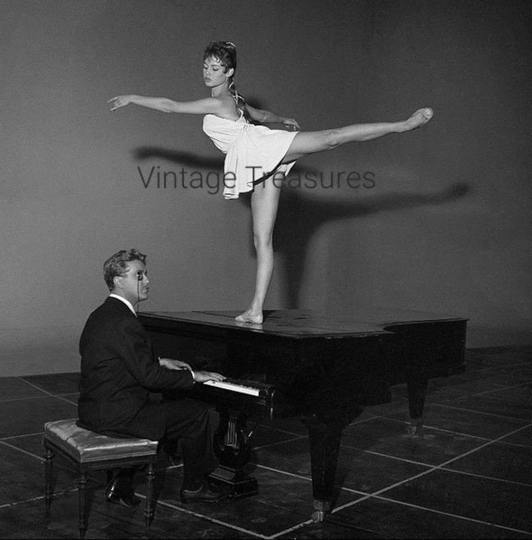 Brigitte Bardot Dancing on the Piano - Etsy