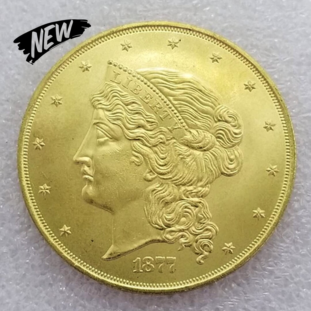 1877 Liberty Morgan Gold Coin Twenty Dollars USA Souvenir - Etsy Canada