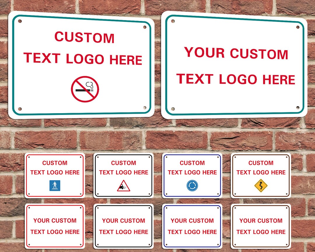Personalized Custom Rust-free Aluminum Metal Signs With Your - Etsy