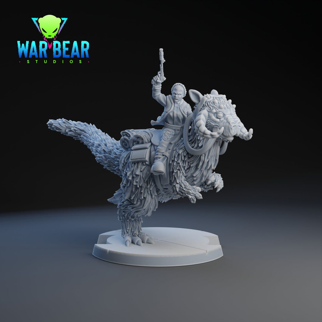 Mounted Winter Princess War Bear Studios 1:48 Scale 35mm - Etsy
