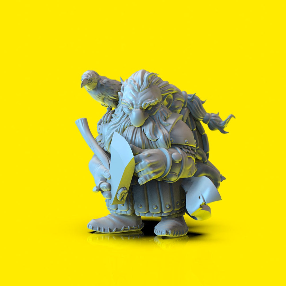 Iron Crow Sentinel A Durgin Paint Forge 32mm Dnd, Pathfinder, TTRPG - Etsy