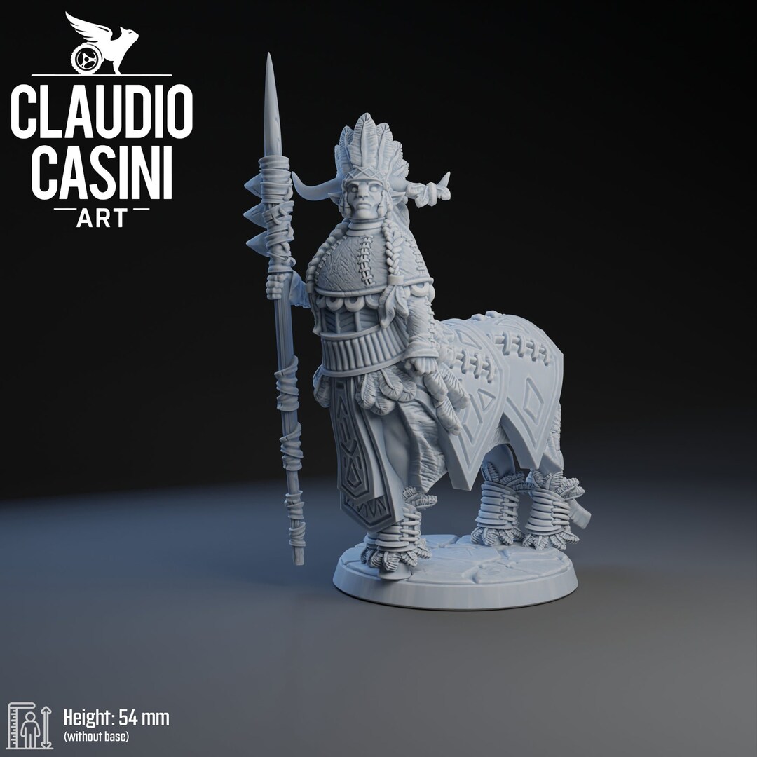 Centaur Boss Claudio Casini Art 32mm Dnd Pathfinder - Etsy